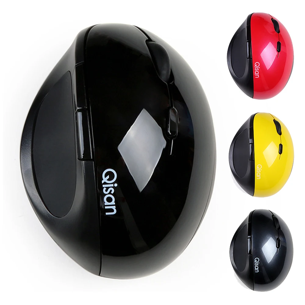Qisan E100 Drahtlose Maus Ergonomische Vertikale Maus 800 1600 dpi ...