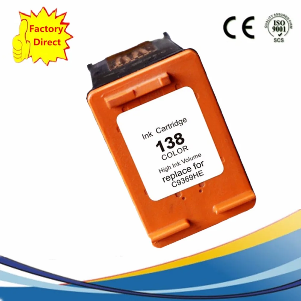 Ink Cartridge Remanufactured For HP138 XL HP138 Deskjet D460c 5740 6840 ...