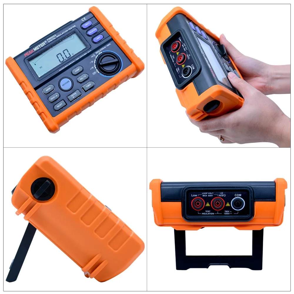 NEW Analog and Digital Insulation Resistance Tester megger meter ...