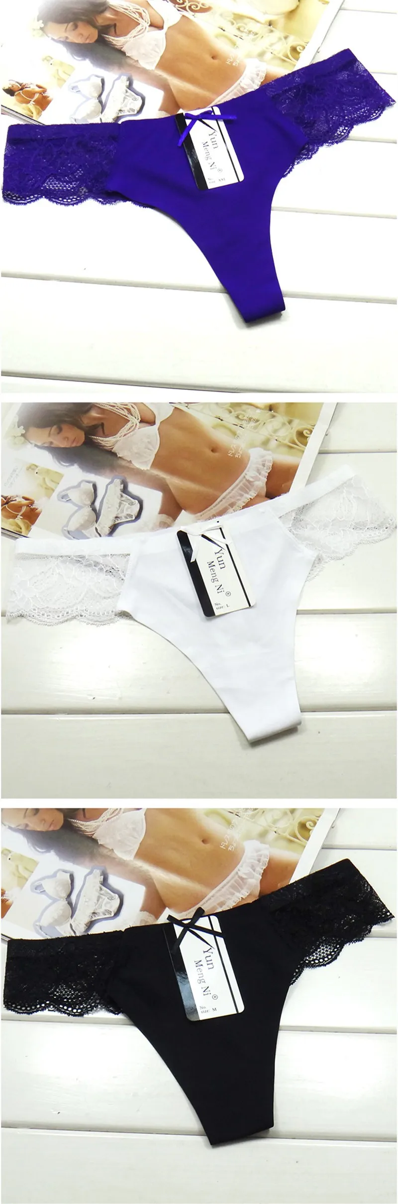 Yun Meng Ni ropa interior femenina 4 cosa/serie mujeres bragas mujer ...