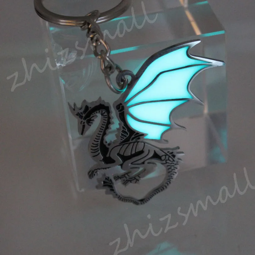 Stainless-Steel-Gift-Dragon-Keychain-Glowing-Key-Chain-Fashion-Jewelry ...