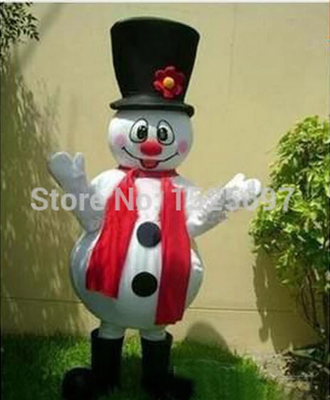 2015 New free shipping Custom made NEW PROFESSIONAL SNOWMAN MASCOT ...