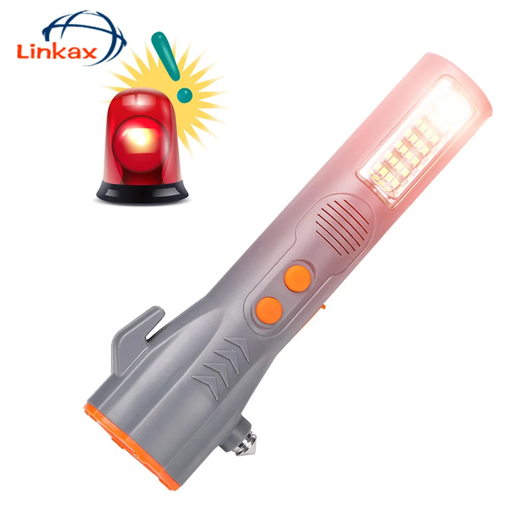Multifunction Emergency Torch Flashlight 18650 USB Rechargeable Power ...