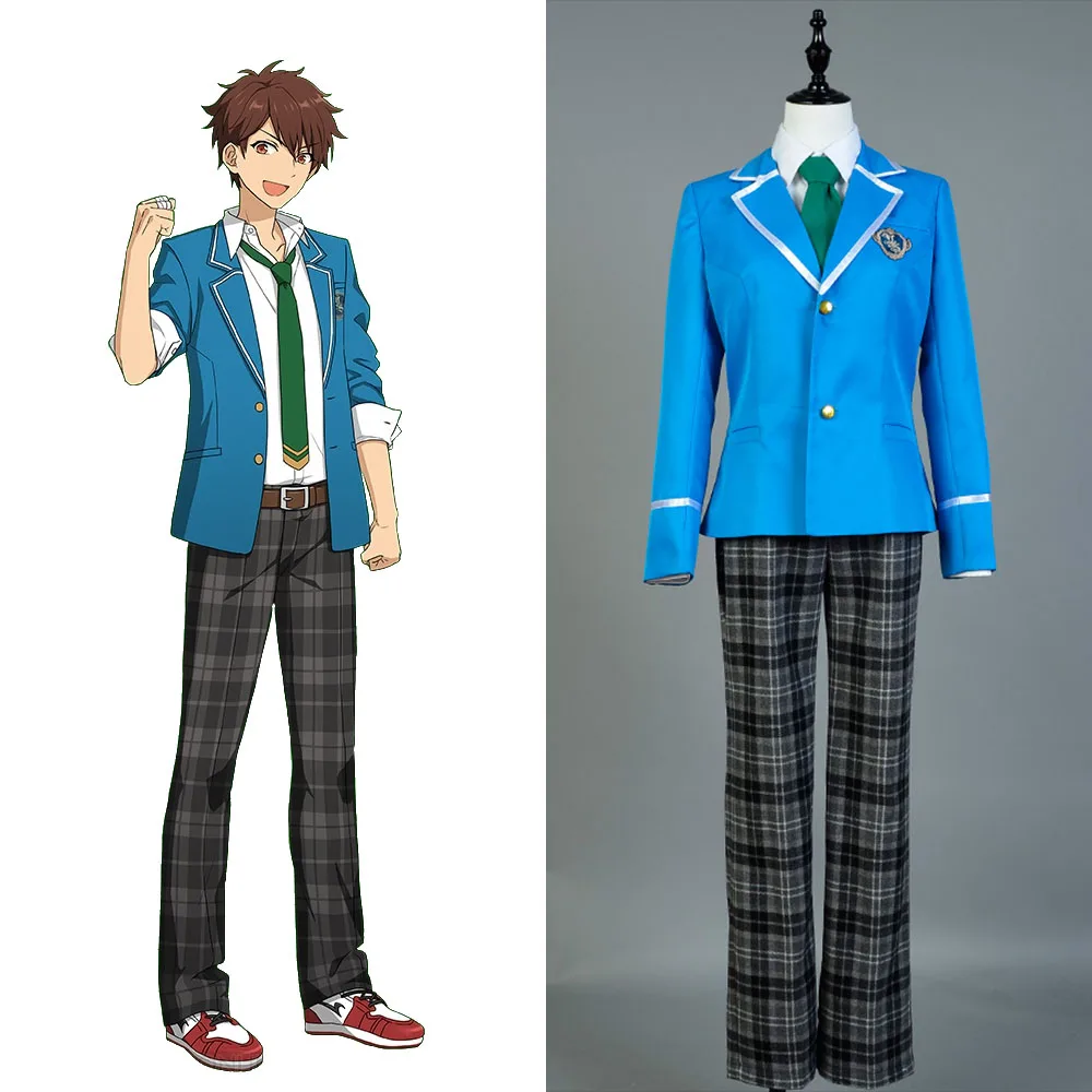 Ensemble Stars Cosplay Uniform Third Year Student Blue Uniform Cosplay ...