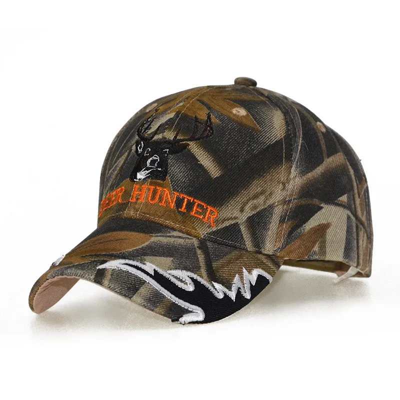 Deer Mens Caps Camouflage Hunting Men Baseball Cap Snapback Hat For ...