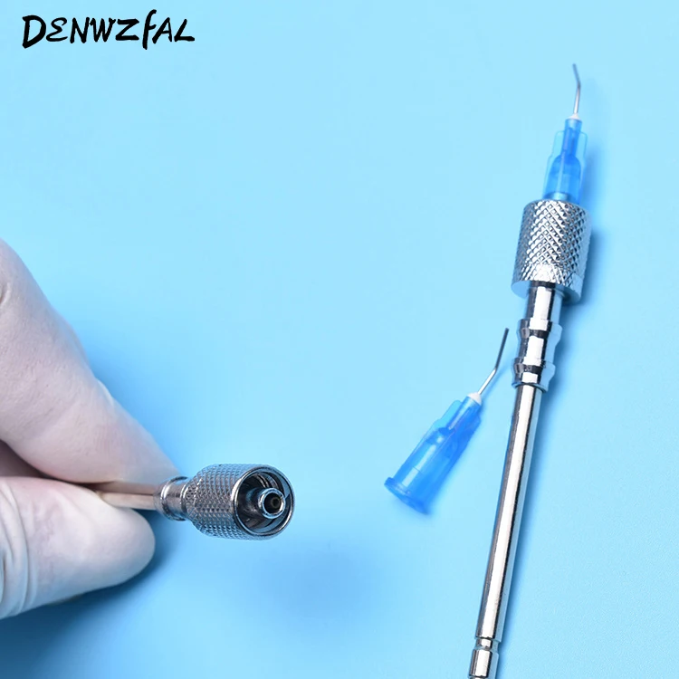 A new type of dental screw root microtube root canal irrigating and ...