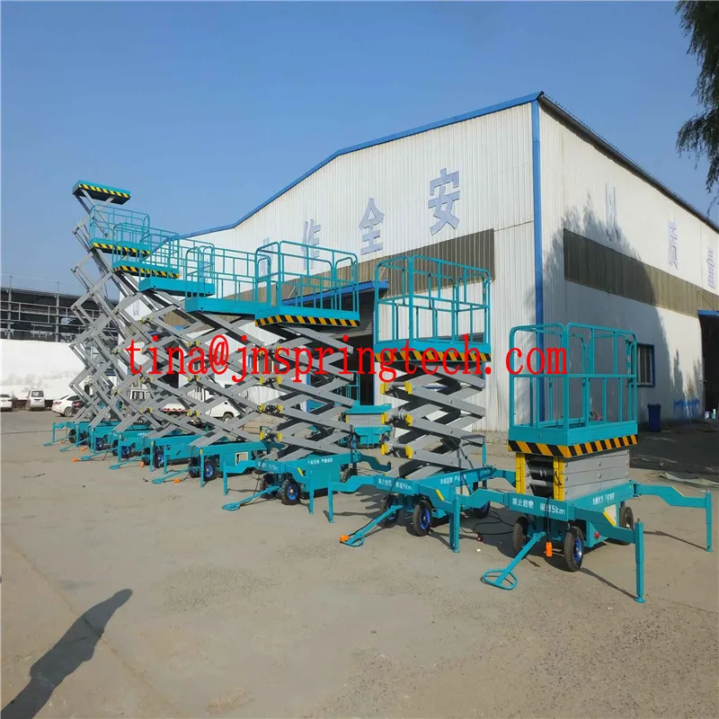 Mobile Scissor Lift Table Lift Plat form Use for Cargo Lifting 4m 6m 8m ...