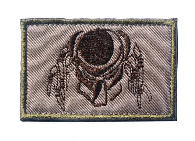Embroidered Patch Predator Queen Mask Morale Patch Tactical Emblem ...