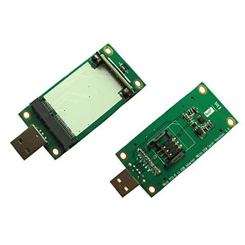 Mini PCI-E Wireless WWAN to USB Adapter Card with SIM Card Slot Module ...
