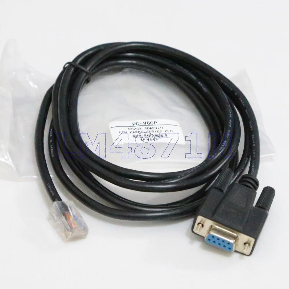 Programming Cable for V6 CP Hakko series PLC HMI V6CP RS232 3M RJ45 ...