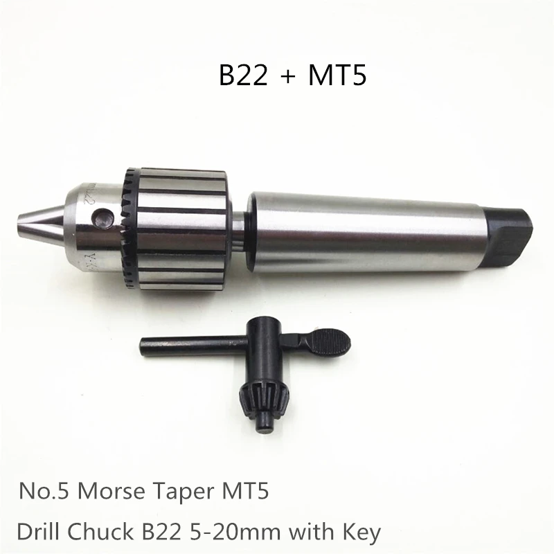 Morse-Taper-Shank-Drill-Chucks-with-Key-Set-Drill-Chuck-B22-5-20mm-With ...