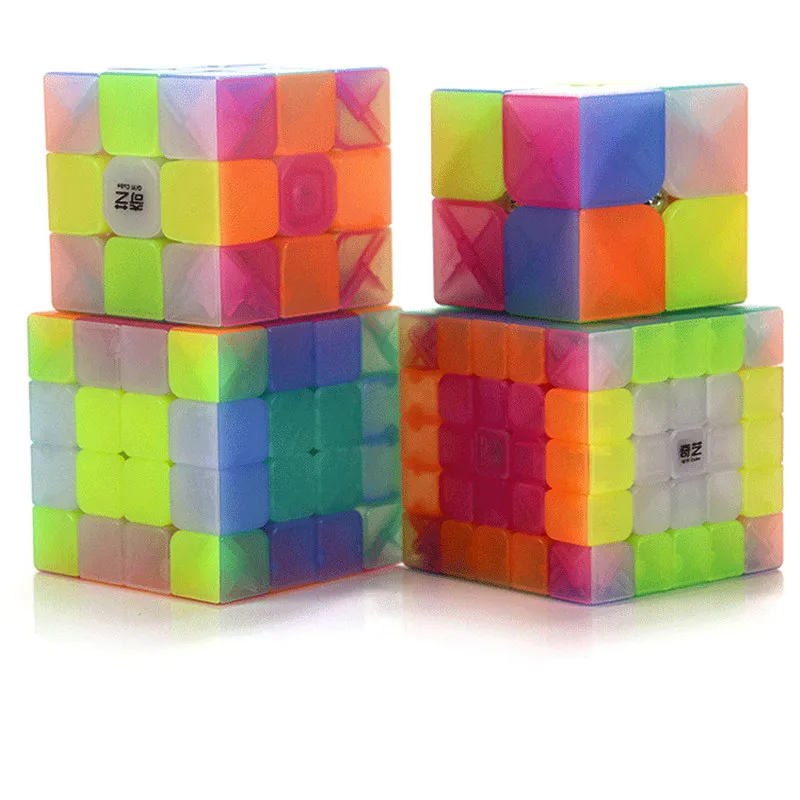 Magic cube Puzzle QiYi 2x2 3x3 4x4 5x5 Strange shape pyramid Skew ...