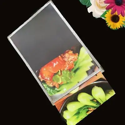 1 sheet 2 View PVC A4 Menu Covers Fits A4 Paper Protective corner ...