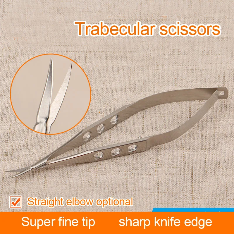 Ophthalmic Instruments High Quality Stainless Steel Scissors 11.5cm ...