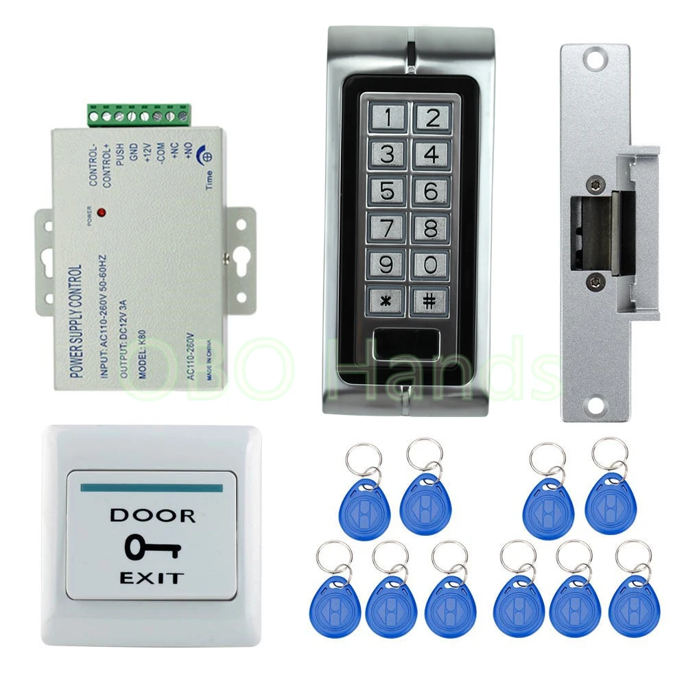 DIY Waterproof Metal Keypad Access Control System air lock Kit set with ...