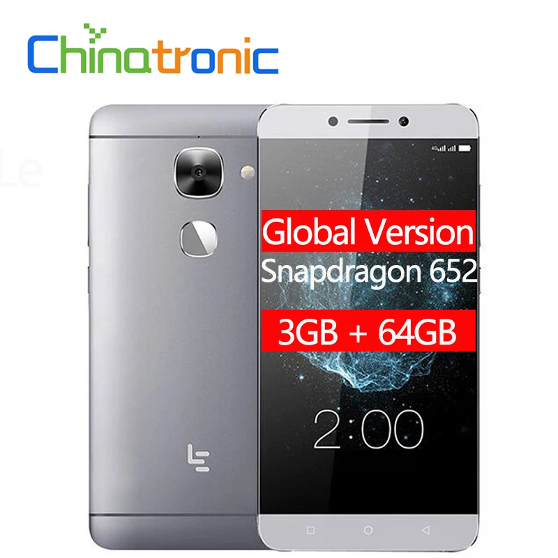 Versión Global LeTV LeEco Le 2 X526 X520 3G RAM 64G ROM FDD LTE teléfono móvil Snapdragon 652 ...