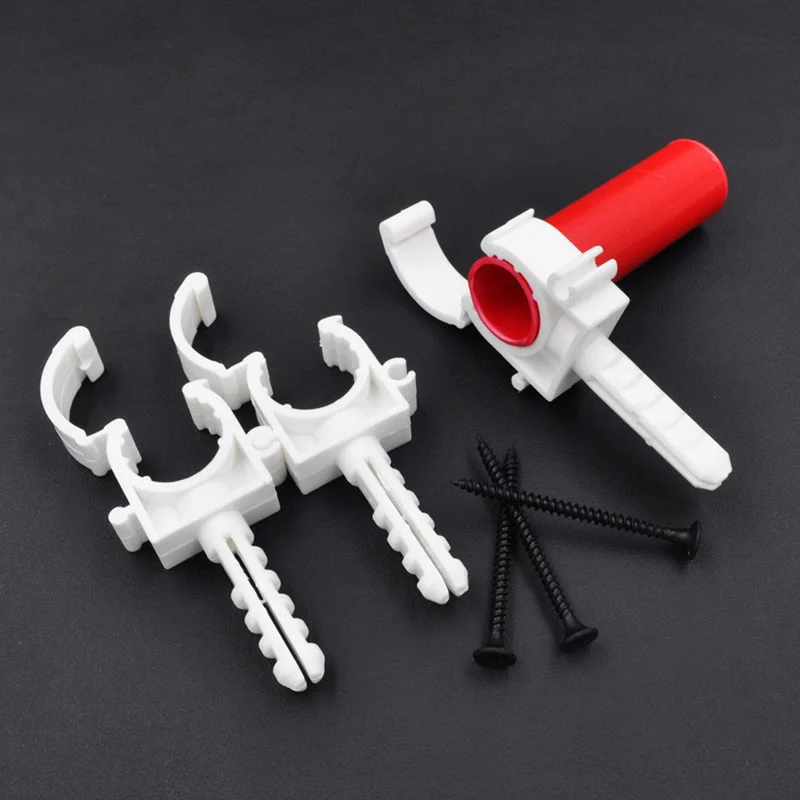 10Pcs/lot Plastic PPR Lock Single U Clamp Holder for 16-32mm Water Pipe ...