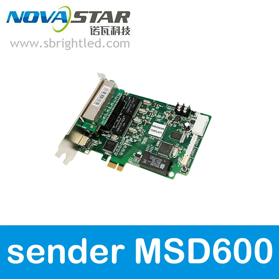 NOVASTAR MSD600 1 NOVA ส่งการ์ดสำหรับ LED RGB สี Led Video Wall|card ...