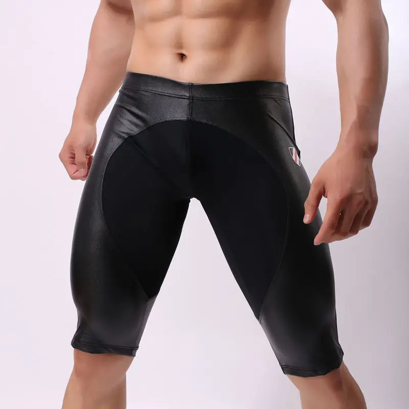 Multifunction Sports Shorts Men Swimwear Tight Swimming Shorts Sexy