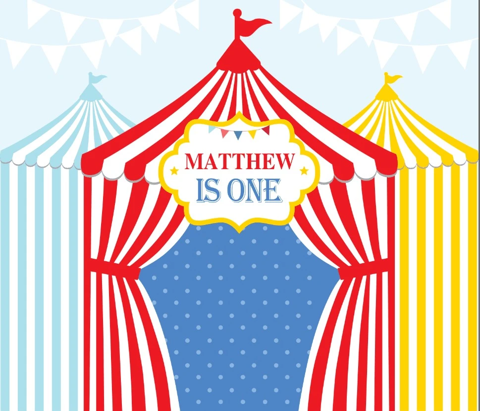 Circus Tent Backdrop