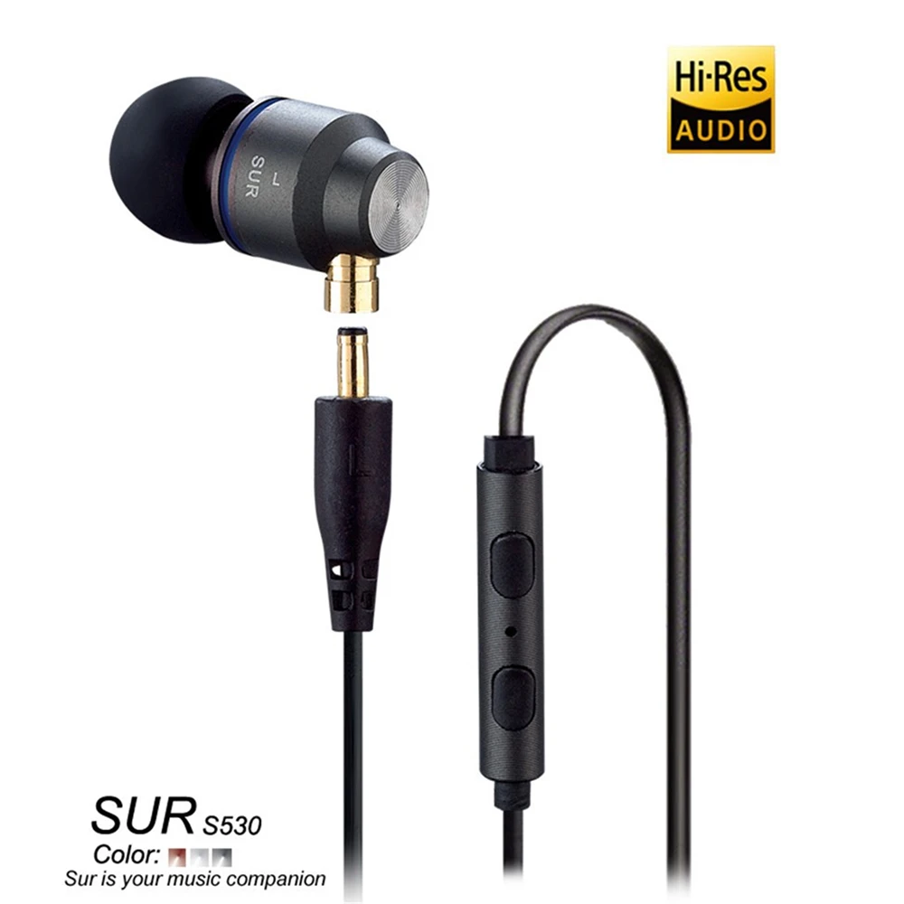 Original na orelha fone de ouvido jbmmj sur s530 metal in ear fone de ...