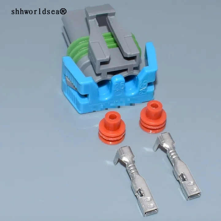 Shhworlsea conector de enchufe de plástico impermeable para coche, 2 ...