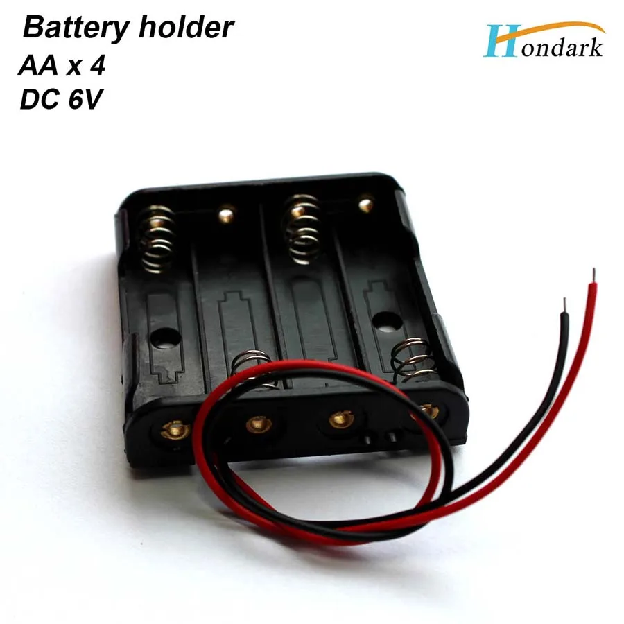 6V battery shell 4AA 4X1.5V battery case 4LR06 battery box 4XAA 4XLR6 ...
