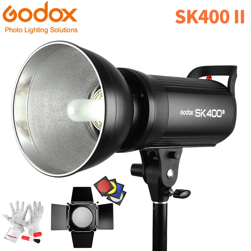 Godox Sk400ii Mini 400ws Studio Strobe Flash Light Gn65 5600k Built-in ...