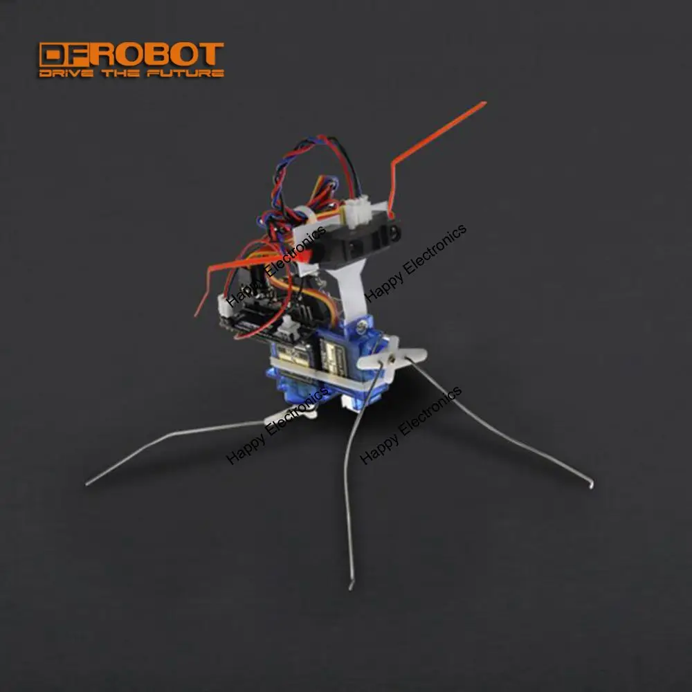 DFRobot Diy Insectbot Mini Robot Kit 3.7V Beetle Micro Controller Shield Compatible with Arduino ...
