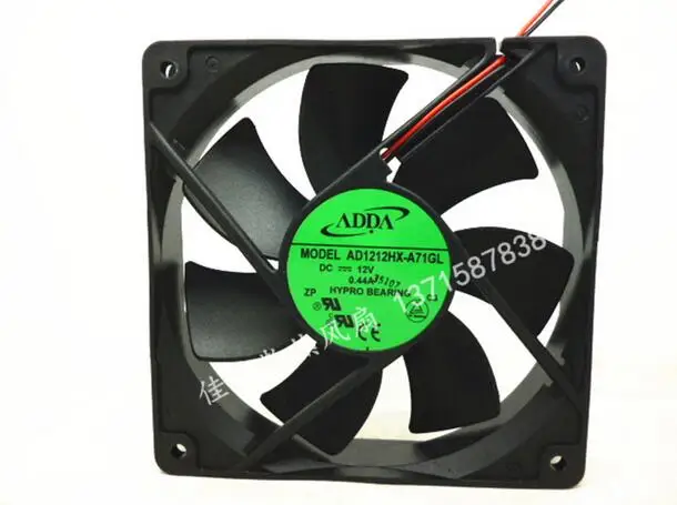 Wholesale: ADDA 12cm AD1212HX-A71GL 120*120*25 12V 2 wire chassis power supply fan - Uranful.com