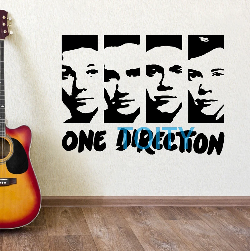 ONE DIRECTION WALL ART ROOM STICKER DECAL PORTRAIT 1D HARRY NIALL LIAM ...