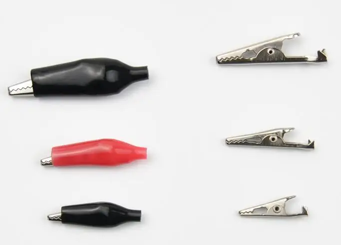 100pcs Large(45mm) Medium(35mm) Mini(28mm) Battery Insulated Crocodile ...