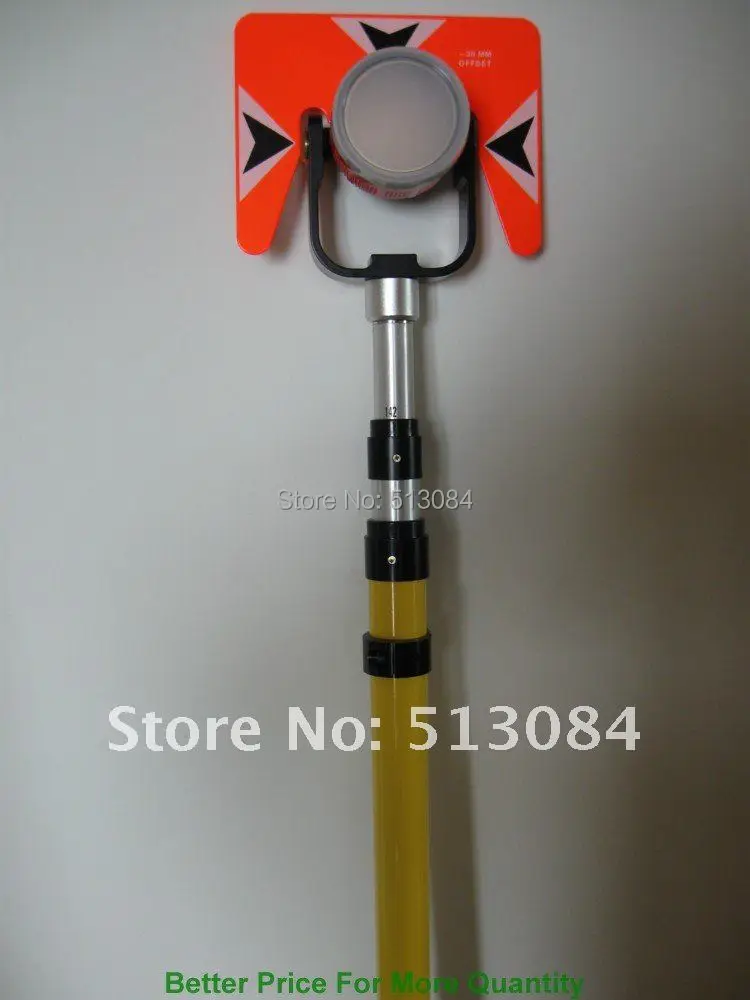 Top Survey Aluminum Telescopic Surveying Poles, GPS Poles, Prism Poles ...