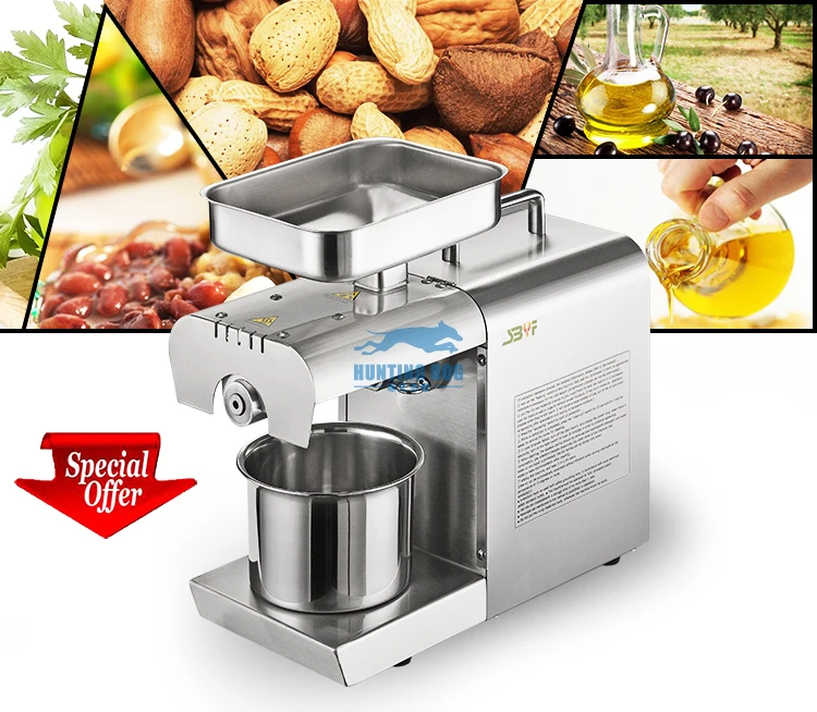 Stainless steel automatic small seed oil extraction machine, cold oil ...