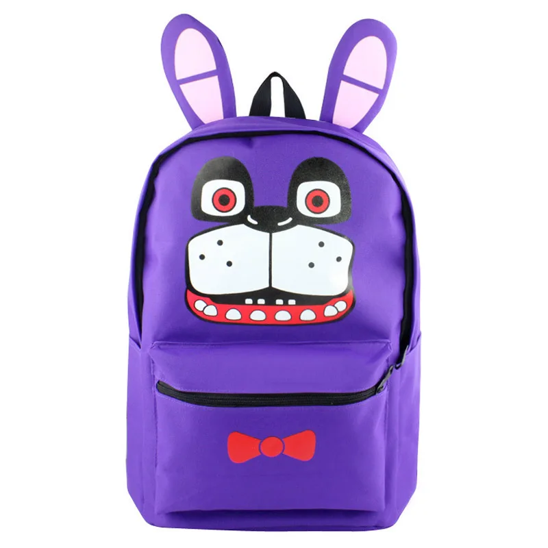 Five Nights At Freddy's Backpack Freddy Foxy FNAF Anime Nylon Backpacks ...