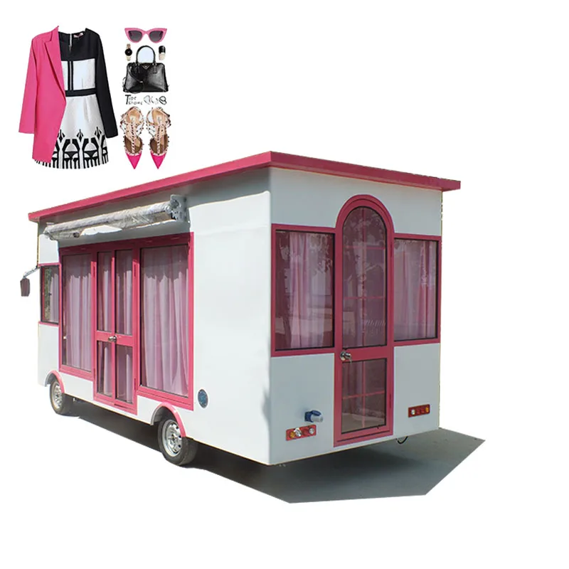 3.5m Fashion Clothes Mobile Vending Machine Boutique Truck Muti ...