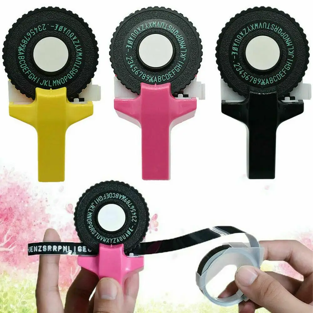 BAAQIIManual-Embossing-Label-Maker-Typewriter-Letters-for-DYMO-Printer ...