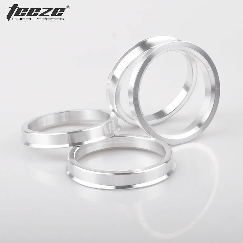 Aluminum wheel center hub rings 75.1 to 66.1 Anillos de cubo de rueda 4 ...
