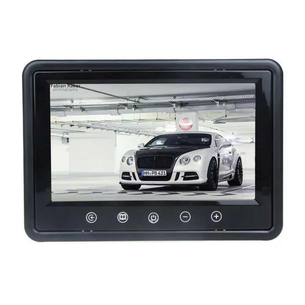 9'' TFT Color LCD Car Rear View Monitor HD Resolution Car DVD Screen ...