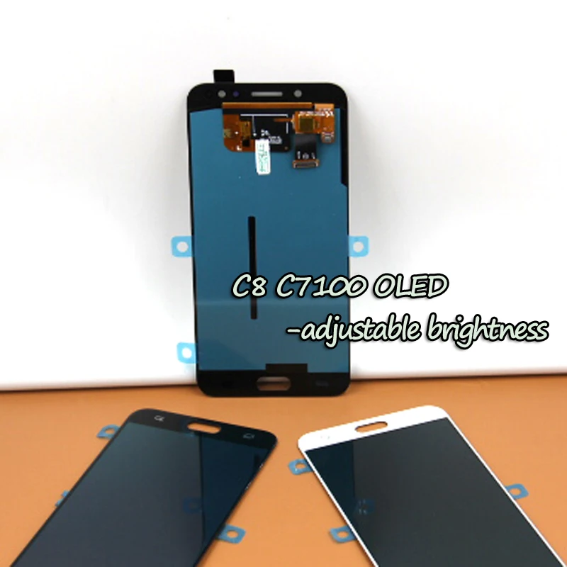 OLED C8 C7100 For Samsung Galaxy C8 LCD C7100 LCD Display Touch Screen ...
