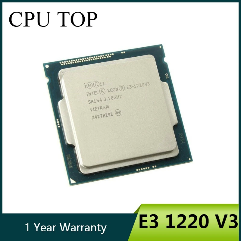 Intel Xeon E3 1220 V3 3.1ghz 8mb 4 Core Sr154 Lga 1150 Cpu Processor ...