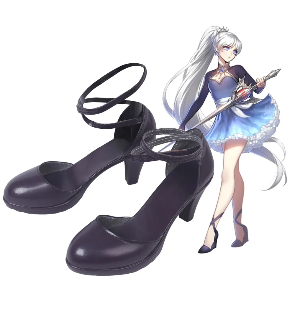 RWBY Weiss Schnee Cosplay Boots Shoes - AllCosplay.com