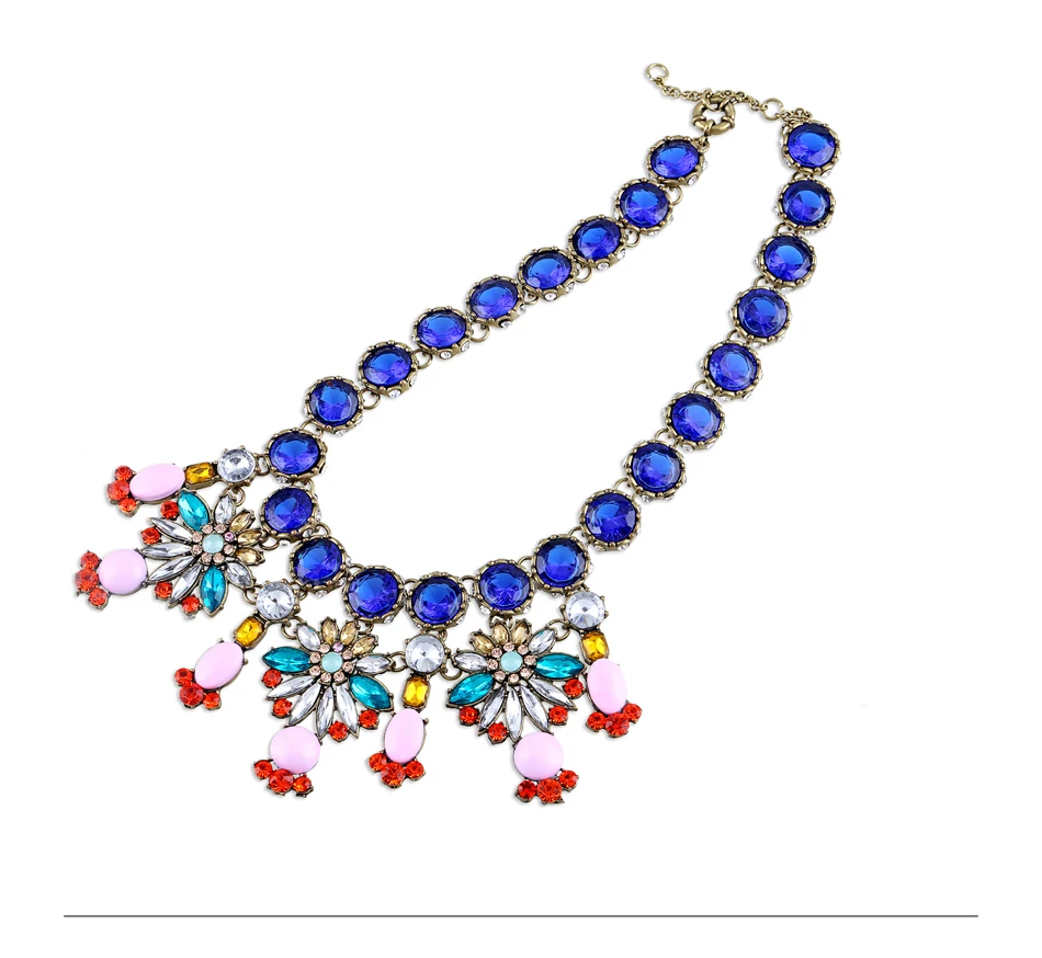 KAYMEN цинкового сплава инкрустированные смолы камень и стразы цветок ...