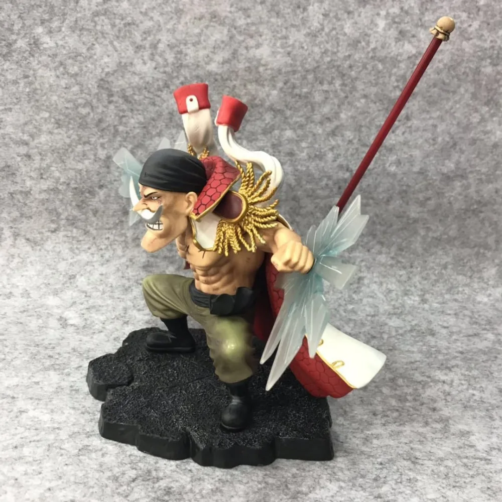One Piece Anime White Beard PVC Action Figure Toys Diorama One Piece ...