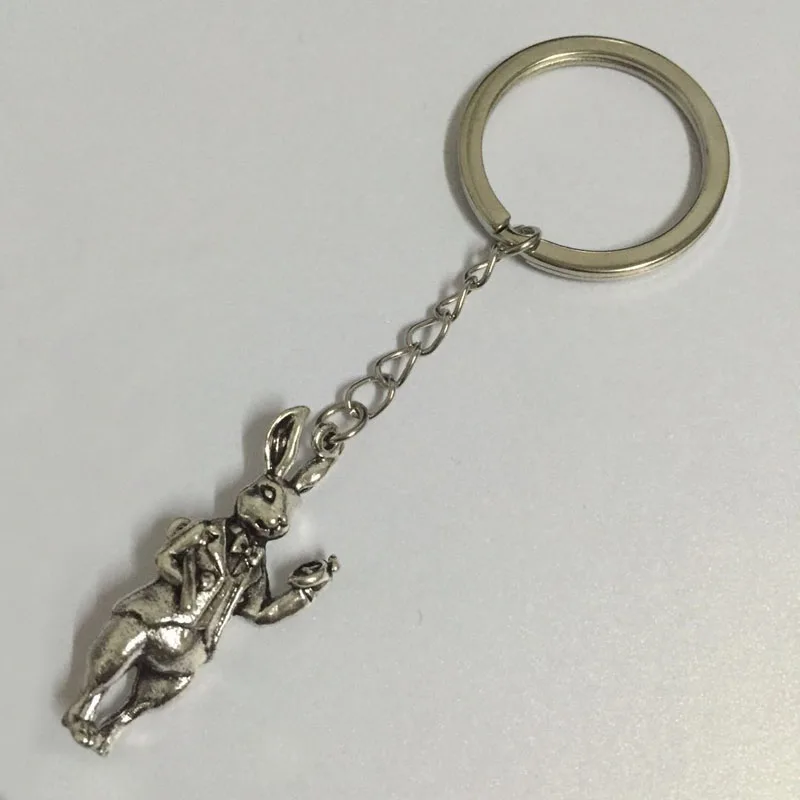 6PCS/Lot Vintage Rabbit Charm Pendant Key Chains Handmade Key Chains-in ...