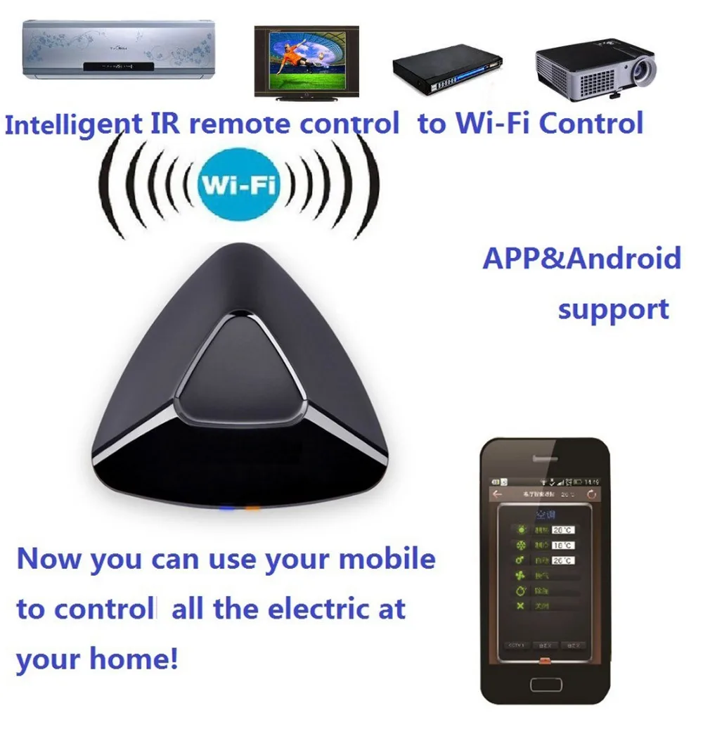 IR remote control to Wi Fi Remote control Intelligent WiFi Remote ...