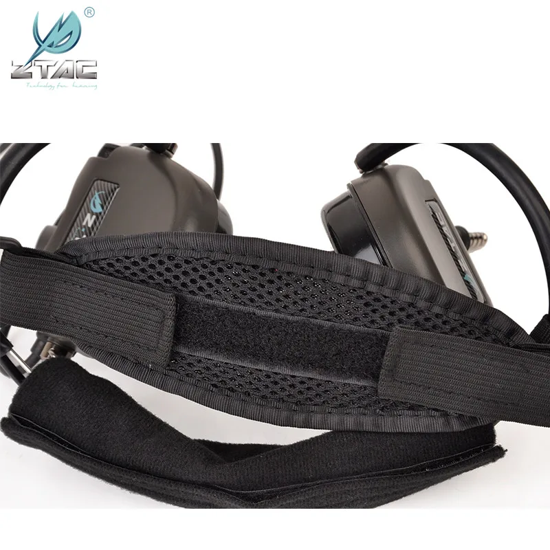 Z-tac MSA Sordin Tactical Radio Military Pilot Headset Comtac TCI ...