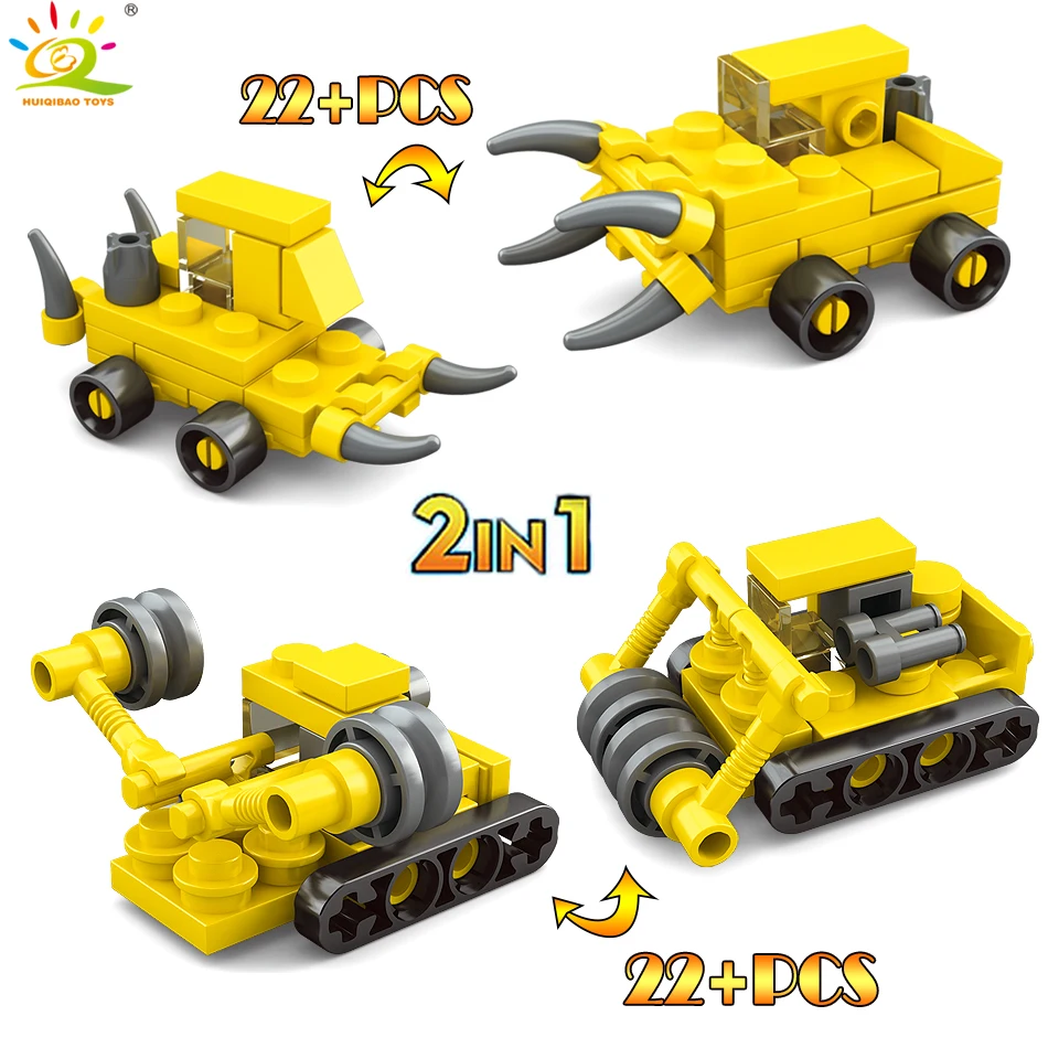 Buy Online 170pc DIY Engineering vehicles excavator truck Building ...
