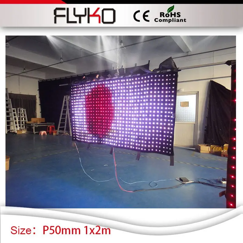 1x2m P5 Flex Led Screen Best Price Led Display Wall Hot Video Wedding ...