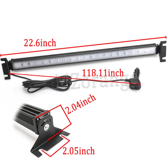 Fso Auto Stroboscopes 12V 80 Led Cigarette Lighter Emergency Windshield ...